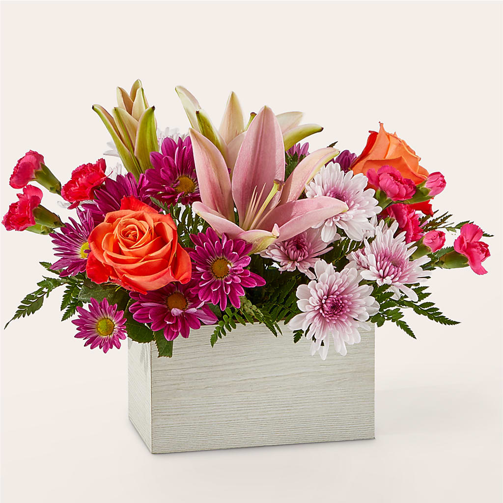 Light of My Life Box Bouquet–Safeway Norcal Flowers