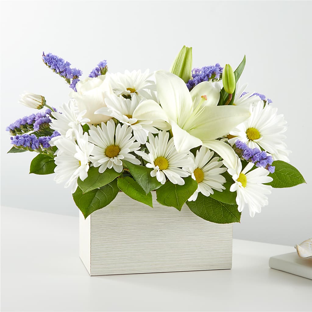 Beyond Blue Box Bouquet–Safeway Norcal Flowers