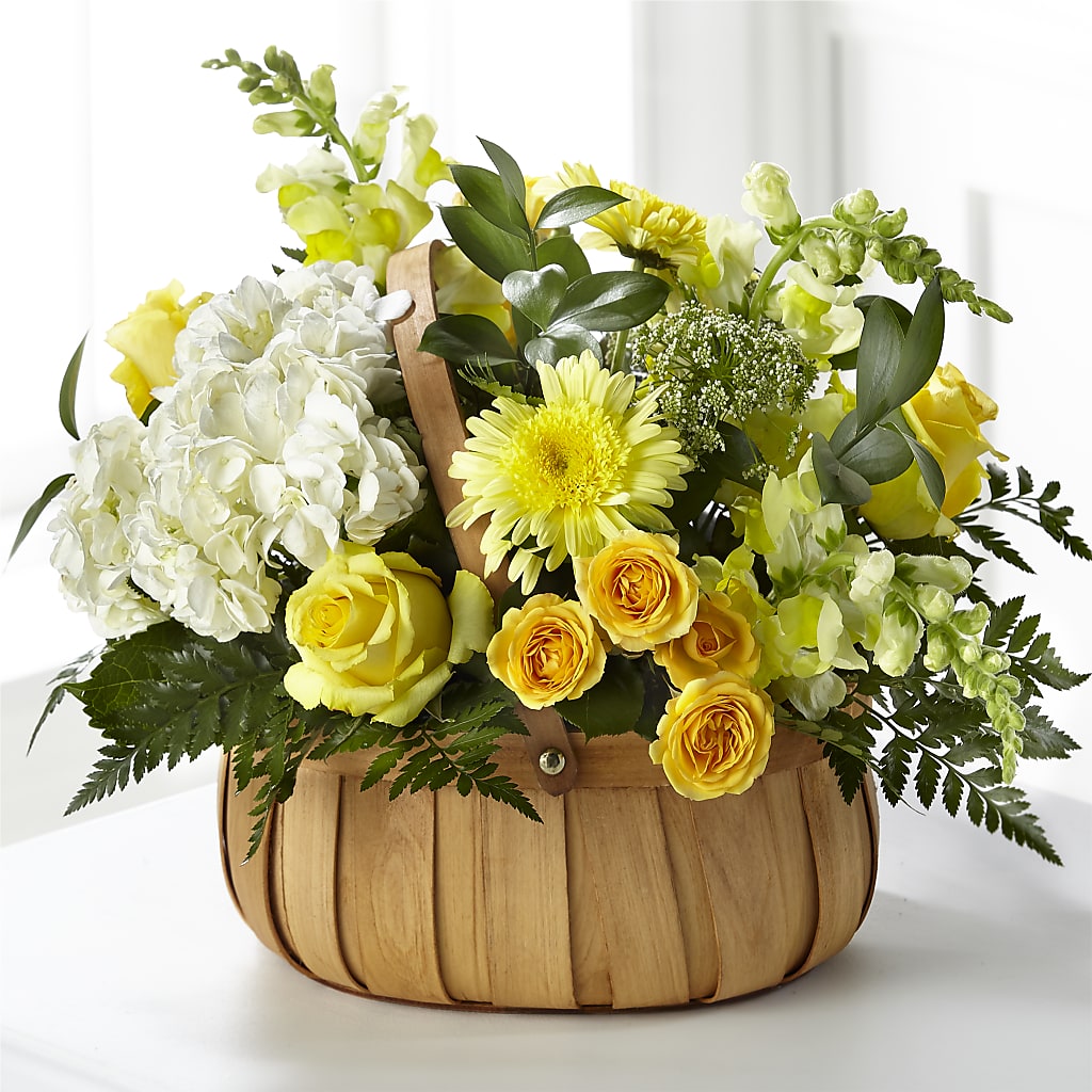 Rustic Remembrance Basket–Safeway Norcal Flowers